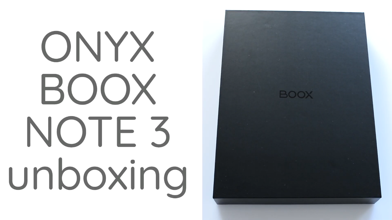 Unboxing czytnika Onyx Boox Note 3 - NaCzytniku.pl