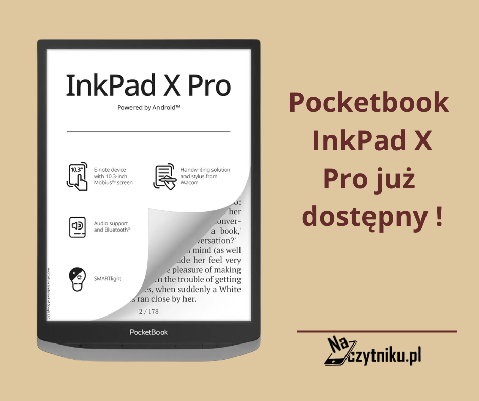 Pocketbook InkPad X Pro już dostępny - NaCzytniku.pl Pocketbook InkPad X Pro już dostępny - NaCzytniku.pl